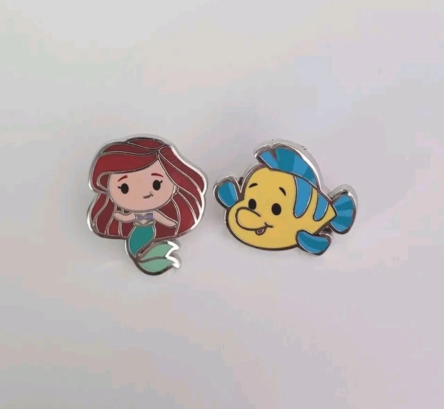 DISNEY MYSTERY PIN Ariel And Flounder Princess And Sidekicks Mini Pins SE500 £23.66 - PicClick UK