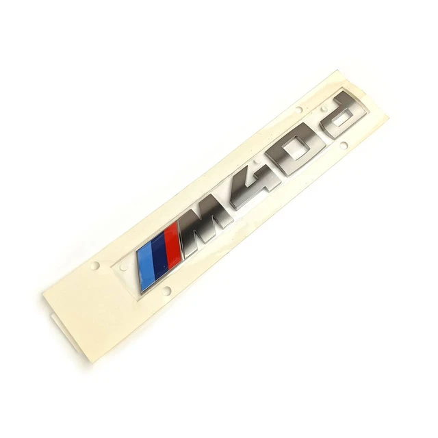 BMW M40D EMBLÈME Marque Commerciale Étiquette Logo Plaque Arrière ...