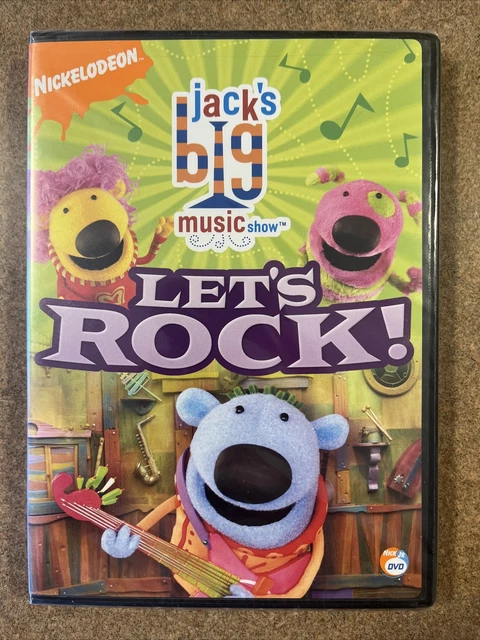 JACK'S BIG MUSIC Show: Let's Rock! (DVD, 2007) Nick Jr Nickelodeon -NEW ...