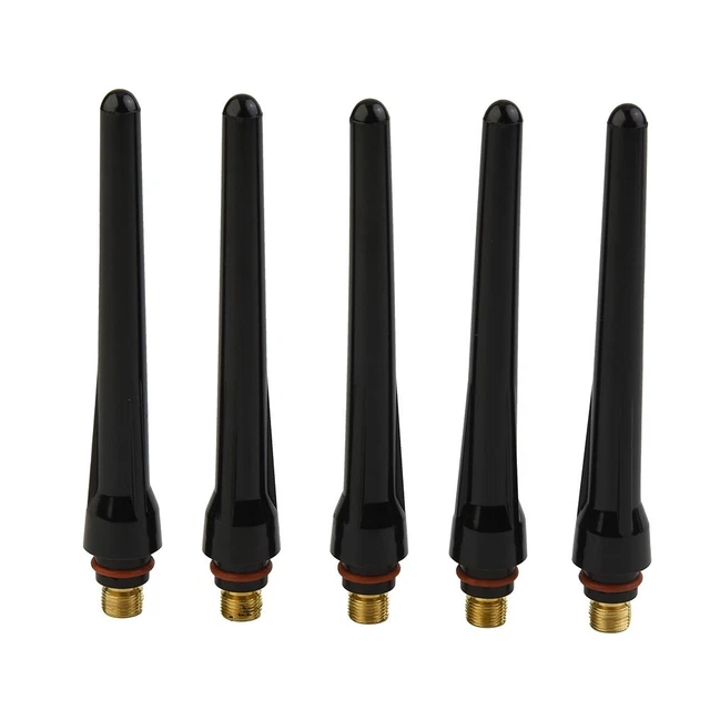 FOR TIG WELDING Torch Long Back Cup 5pcs Accessory Tool Black WP-18 ...