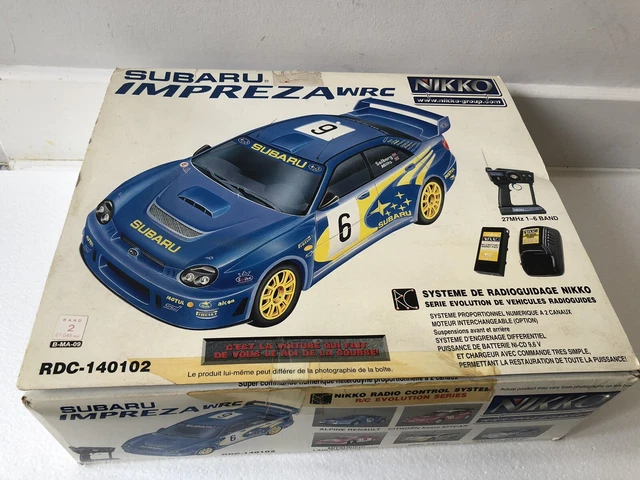 VINTAGE NIKKO SUBARU Impreza WRC RDC140102 Remote Control Car £21.52 ...