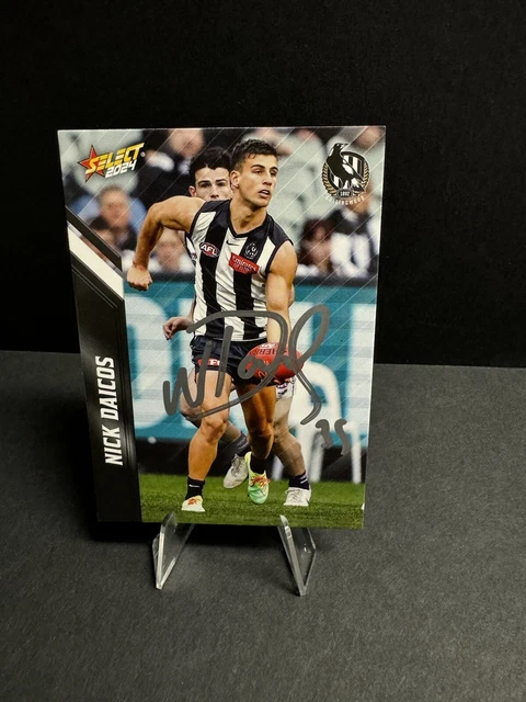 SIGNED COLLINGWOOD MAGPIES Base Card 2024 Nick Daicos 🔥 $35.00 ...