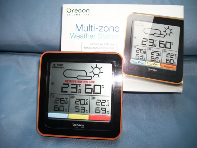 STATION METEO OREGON SCIENTIFIC RAR502 NEUVE sans les sondes EUR 10,00 ...