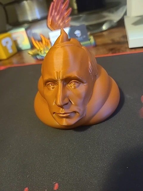 POOTIN POOP EMOJI 3D Printed Vladimir Putin Funny Joke Satire Ukraine ...