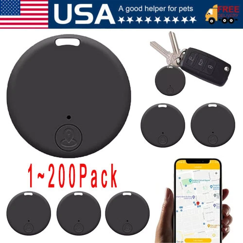 BLUETOOTH MINI GPS Tracking Tag Key Child Pet Finder Tracker Location ...