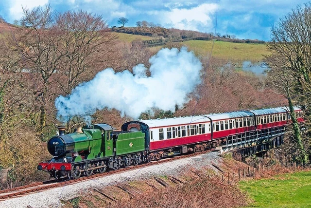 STEAM TRAIN RAILWAY Picture Gwr Collett Class Locomotive Photo ...
