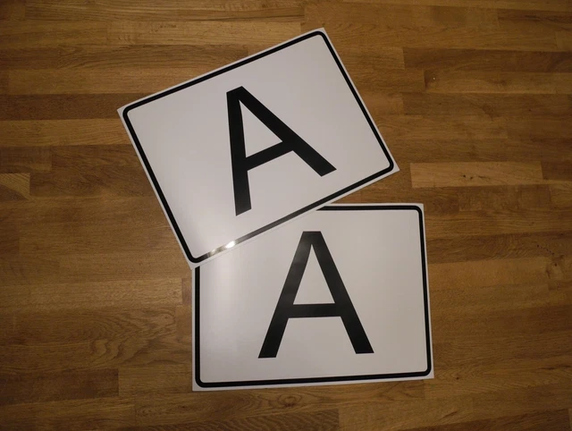 MAGNETSCHILDER, A-SCHILD, ABFALL-A, A-Tafel, LKW, Abfalltransport ...