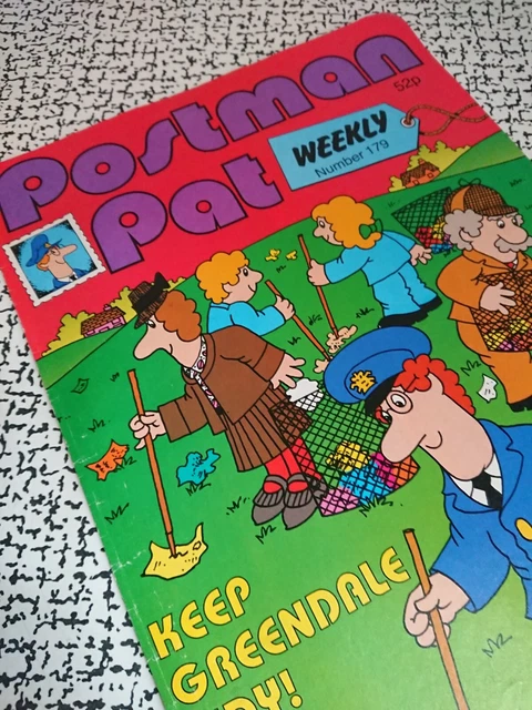 RETRO VINTAGE POSTMAN Pat Jess Kids Comic Weekly Magazine No. 156 1993 ...