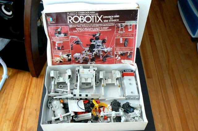 VINTAGE MB MODULAR Construction System Robotix Expansion Series X-1 Not ...