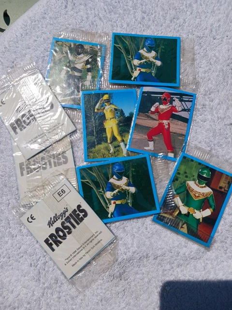 KELLOGG'S CEREAL TOY Cards Power Rangers From The 90s Sealed £9.04 ...