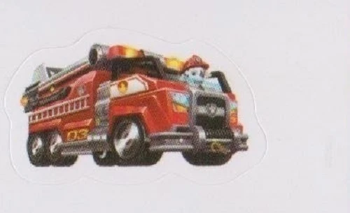 LIDL PAW PATROL Sticker Fire Car with Marshall £0.84 - PicClick UK