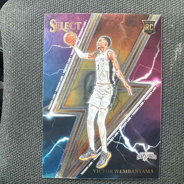 2023-24 SELECT VICTOR WEMBANYAMA RC Thunder Lane inserto Rookie Spurs ...