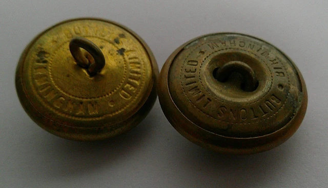2 WW2 RAC Royal Armoured Corps buttons 24 mm £12.00 - PicClick UK