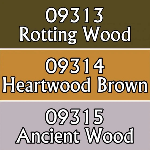 REAPER: MASTER SERIES Paints Core Color Triad: Woods Triad EUR 13,82 ...