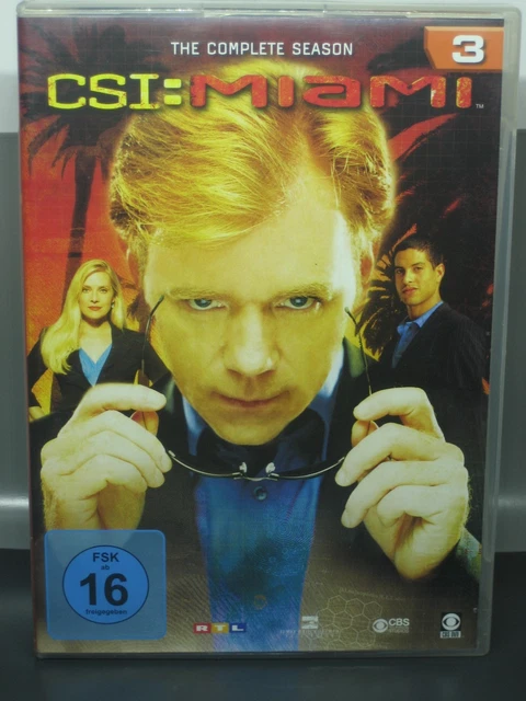 CSI: MIAMI-THE COMPLETE Season 3 (6/DVD/Gut-Sehr Gut) £20.68 - PicClick UK