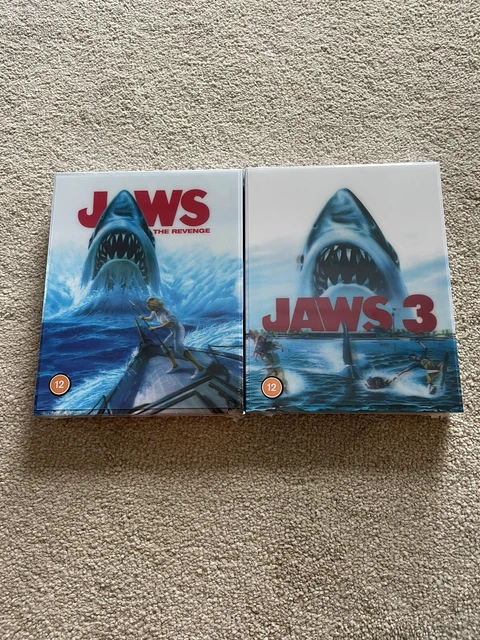 JAWS 3 + JAWS The Revenge Collector's Edition 4K HD Blu-Ray Steelbook £142.79 - PicClick UK