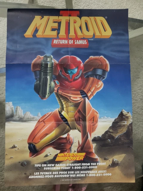 METROID 2 RETURN of samus nintendo power gameboy insert $19.99 ...