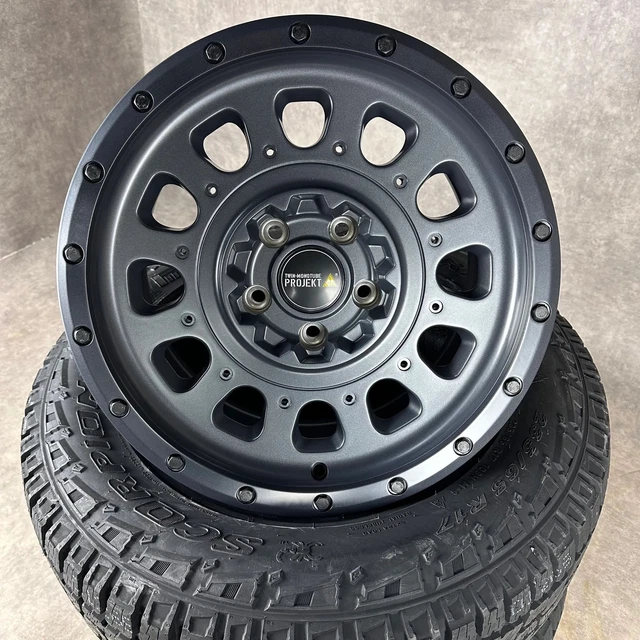 TWIN MONOTUBE AT3 offroad rims VW T5 T6 T6.1 8x17 all terrain granite + Pirelli £2,578.03 ...