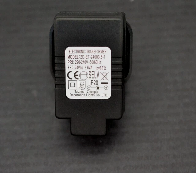 TAIZHOU ZHENGDA ELECTRONIC Transformer 24V Dc- 3.6Va Zd-Et-24003.6-1 (T ...