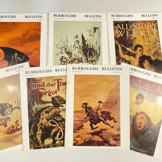 7 BURROUGHS BULLETIN Edgar Rice Burroughs Fanzine 1990s Tarzan ...