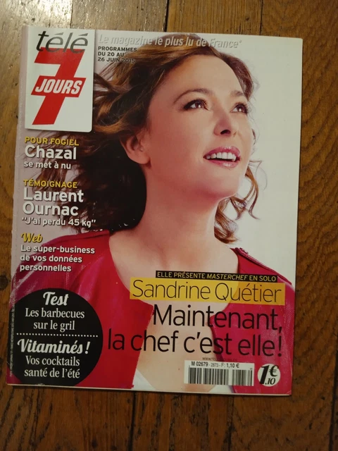 MAGAZINE TÉLÉ 7 jours de 2015 - Sandrine Quétier EUR 5,00 - PicClick FR