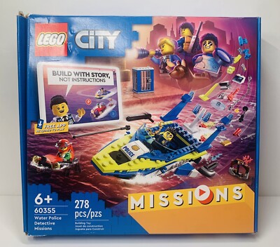 LEGO CITY: WATER Police Detective Missions (60355)- Factory Sealed £16. ...