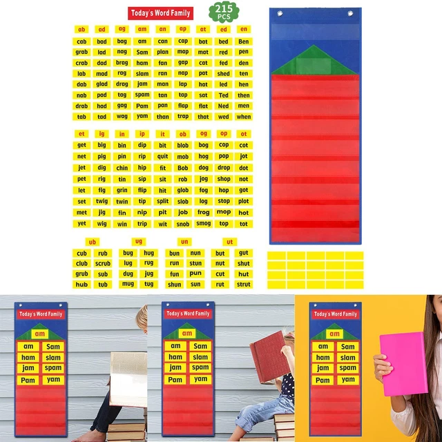 LEARNING WORD RECOGNITION Pocket Chart Word Recognition Alphabet Center ...