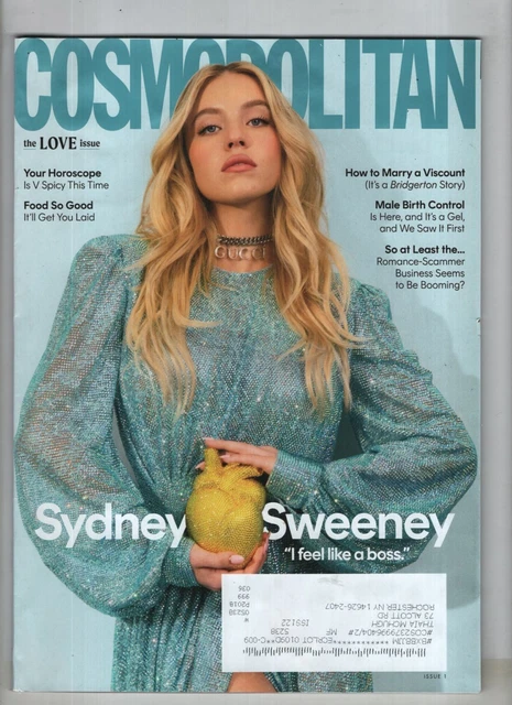 COSMOPOLITAN MAG EUPHORIA'S Sydney Sweeney The Love Issue 2022 ...