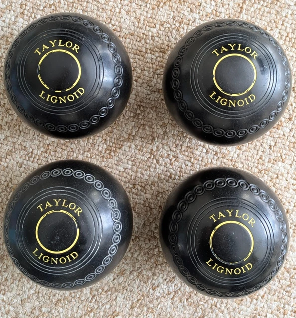THOMAS TAYLOR LIGNOID Lawn Bowls Size 1 - Set of Four £25.77 - PicClick UK