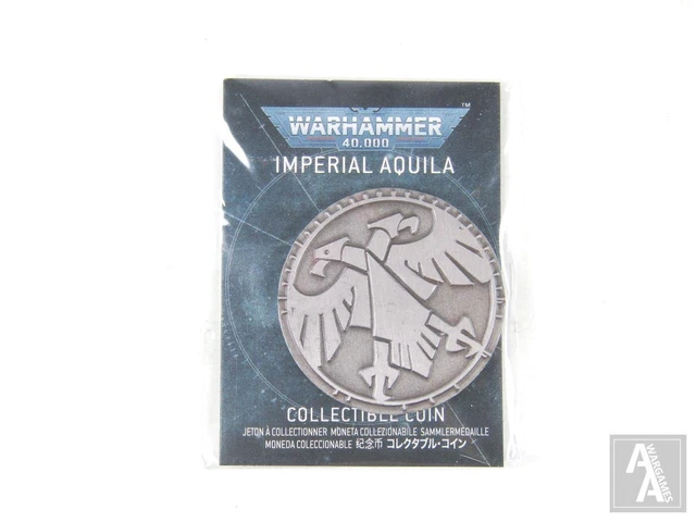 (257) IMPERIAL AQUILA Collectible Coin 40k Warhammer £5.50 - PicClick UK
