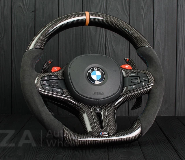 BMW VOLANT M8 F90 M5 G80 M3 M4 X4M M850I X5M X6M Fibre de Carbone ...