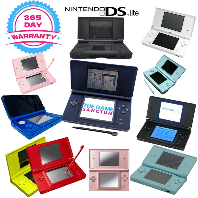 NINTENDO DS LITE Handheld Console Video Game NDS USG-001 + FREE GAME ...