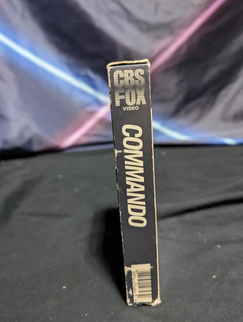 COMMANDO 1986 VHS Tape Original Release CBS FOX Arnold Schwarzenegger 80s Action £7.15 - PicClick UK