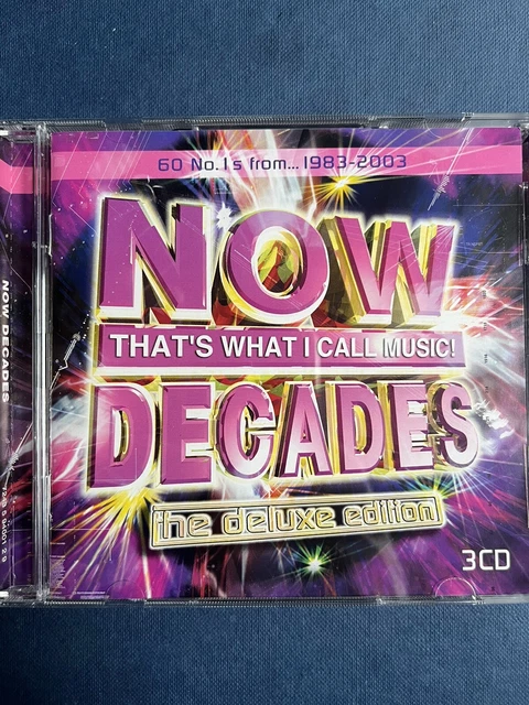NOW THAT’S WHAT I Call Music Decades Used 40 Track Compilation Cd No1s ...
