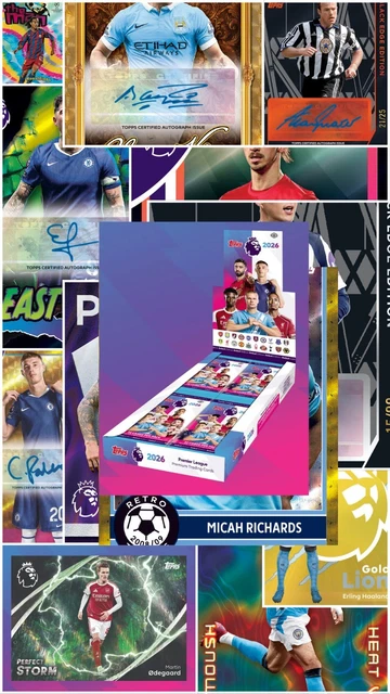 TOPPS PREMIER LEAGUE 2026 - Hobby Box - SEALED £230.00 - PicClick UK