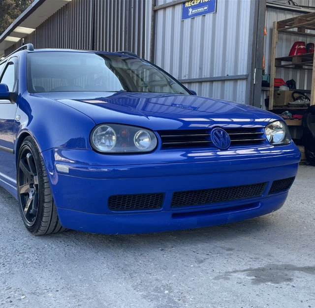 VW GOLF MK4 Genuine Votex Front Splitter Lip Spoiler Jazz Blue ...