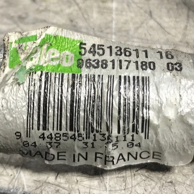 MOTEUR ESSUIE-GLACE AV pour CITROEN 6401F4 C3 1A SERIE 1.6 16V HDi Ber ...