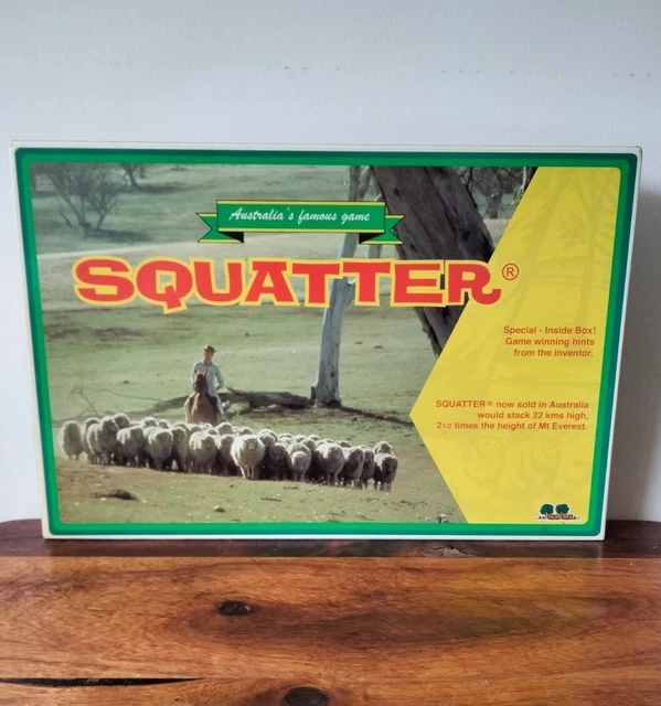 VINTAGE SQUATTER AUSTRALIA'S Famous Board Game - Tree Toys Edition ...