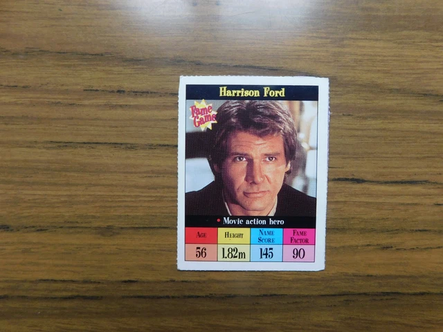 HARRISON FORD ACTOR Disney's Big Time Magazine c1990 Fame Game £4.35 ...