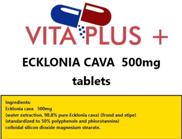 ECKLONIA CAVA 500MG Tablets 60’s Improve Circulation & Reduce ...