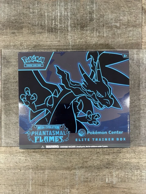 POKÉMON CENTER MEGA Evolution Phantasmal Flames Elite Trainer Box ETB ...