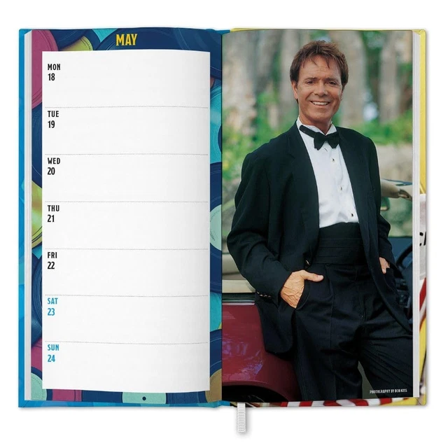 CLIFF RICHARD SLIM Diary 2026 - Brand New Official Merchandise £8.95 ...