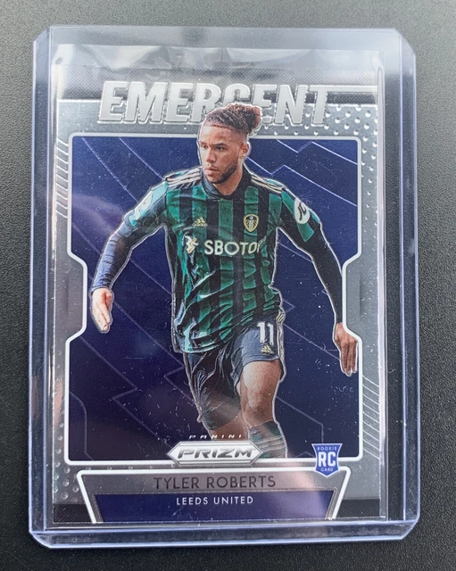 2020-21 PANINI PRIZM Premier League Tyler Roberts Leeds United Emergent ...