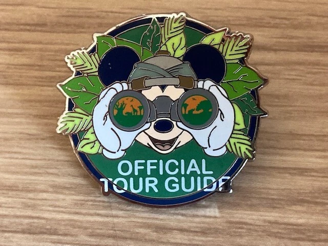 DISNEY ANIMAL KINGDOM Mickey Mouse Official Tour Guide Mystery Pin £2. ...