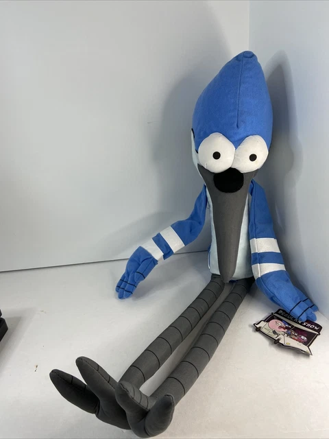 CARTOON NETWORK REGULAR Show Mordecai Blue Bird Stuffed Animal Plush 28 ...