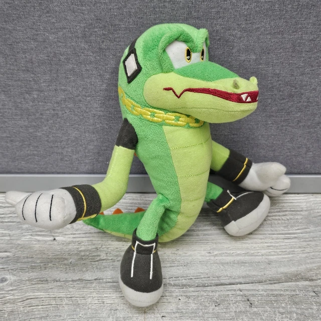 SEGA SONIC THE Hedgehog Vector The Crocodile Tomy Plush 9 inch Stuffed ...