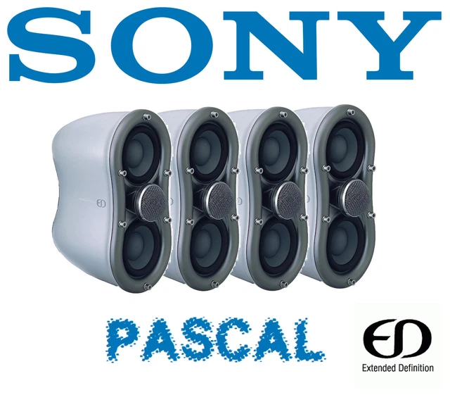 SONY PASCAL SS-MS 835ED Home Theatre Satellite Speakers & Sony WS-FV10C ...
