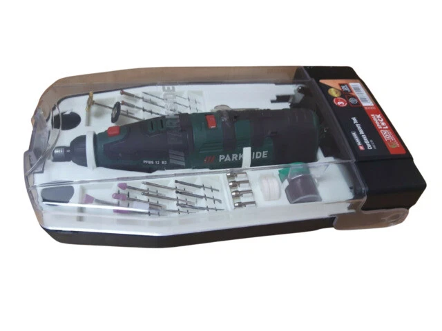 PARKSIDE 12V CORDLESS Multi Rotary Tool Set + 50 Pcs Accessories Kit ...