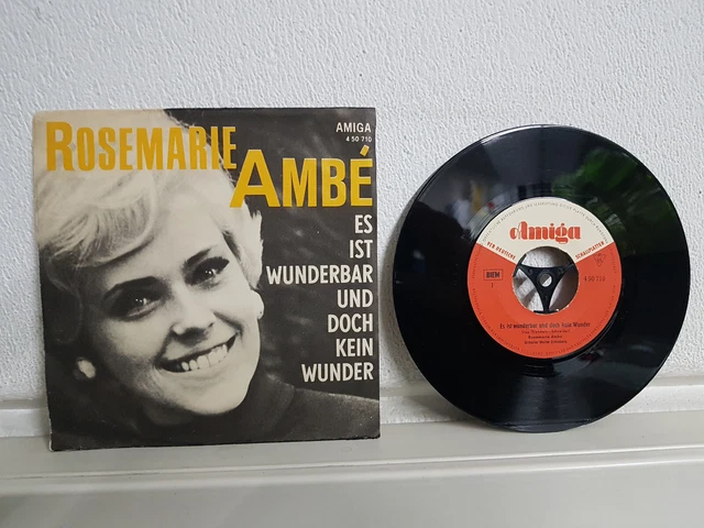 ROSEMARIE AMBÉ AMBE Es ist wunderbar und doch / Andreas Holm Alles 1968 AMIGA 7" EUR 7,99 ...