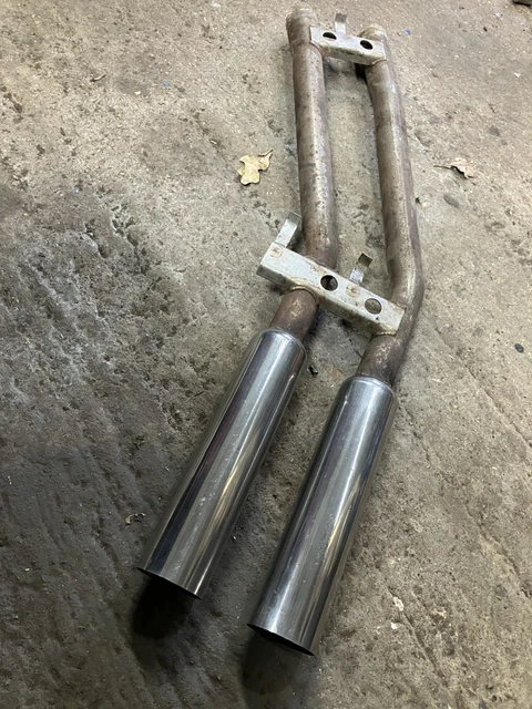 TRIUMPH STAG EXHAUST Silencer / Rear Box Big Bore Stainless Steel £83. ...
